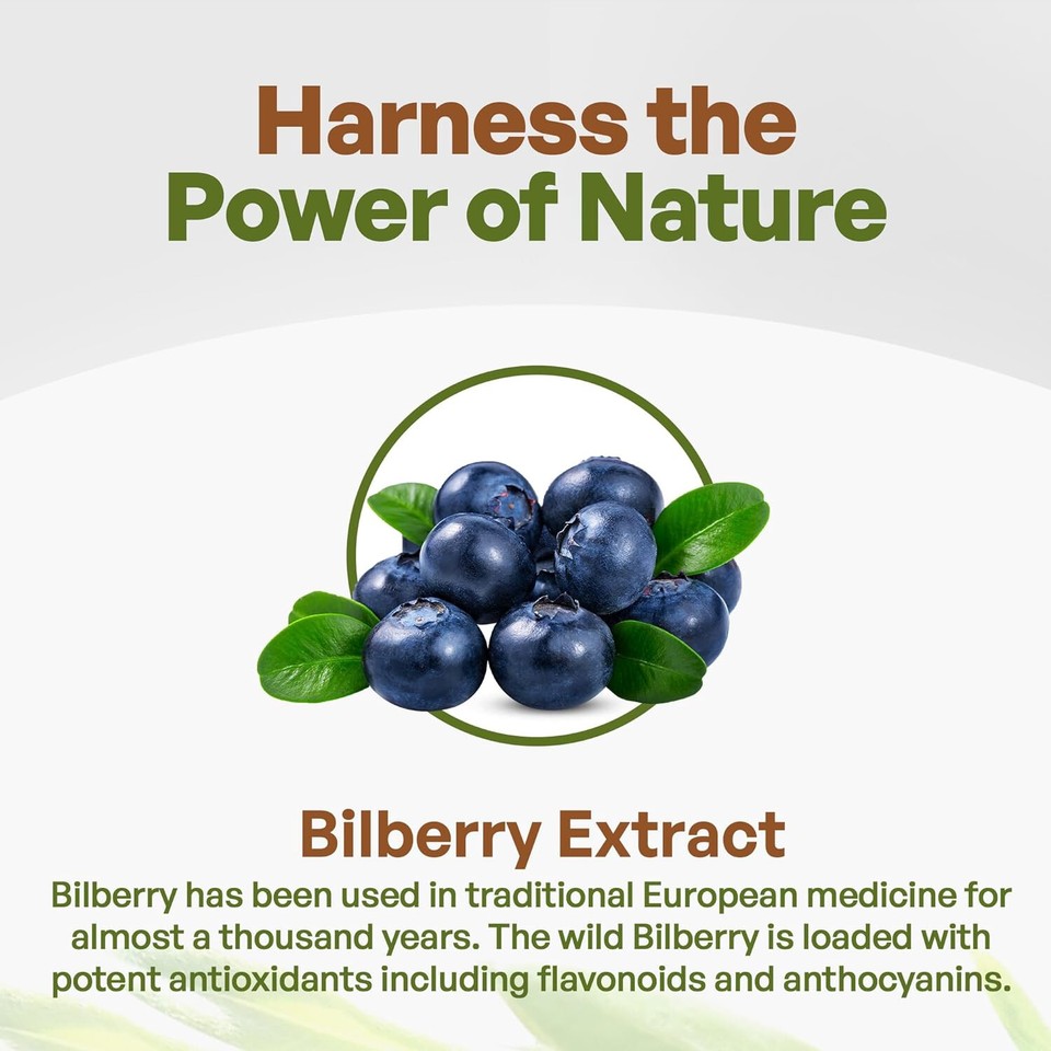 Bilberry Extract Powder 10:1 Extract 4oz Bilberry Powder Antioxident ...
