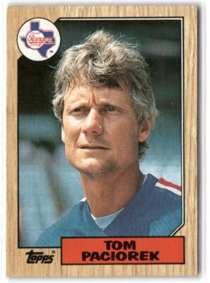 Tom Paciorek 1987 Topps #729 - K6667 | eBay