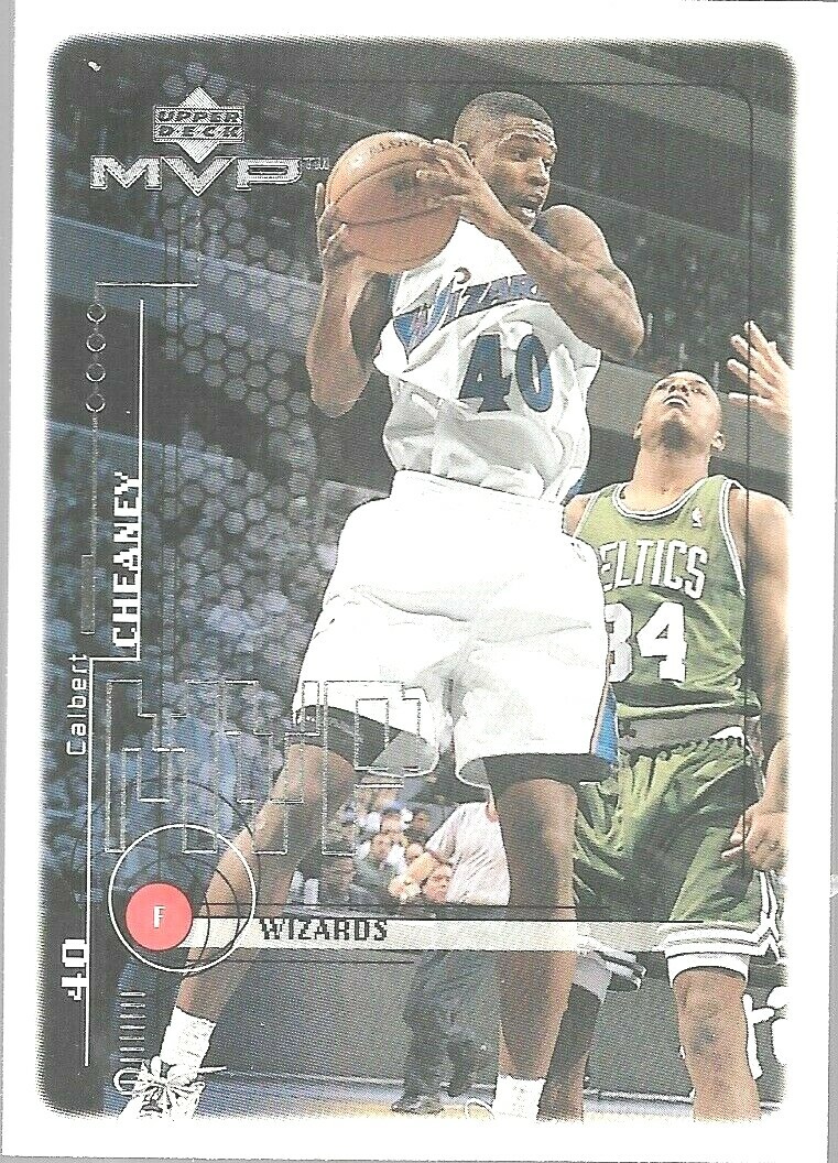 1999/2000 Upper Deck MVP Calbert Cheaney Washington Wizards 177 ...