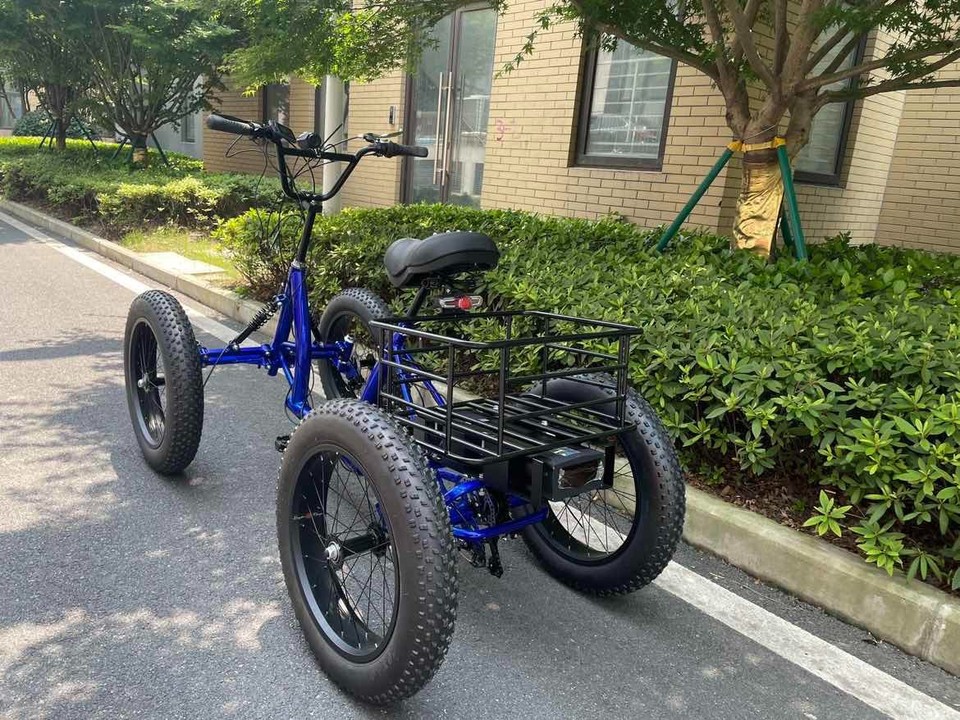 Lightweight Fat Tire 750w/48v Electric Quad Bike Bicycle | eBay