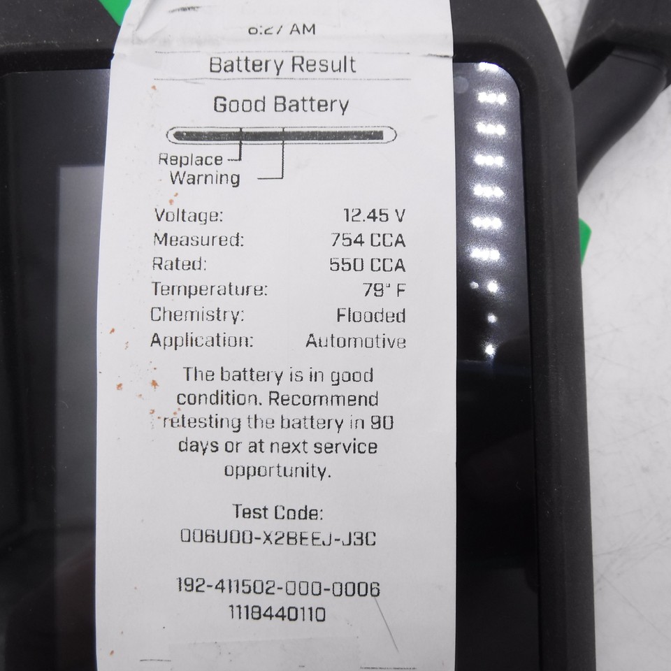 Interstate Battery 12.45V 754CCA 550CCA IB Pulse Tester 192-411502-000 ...