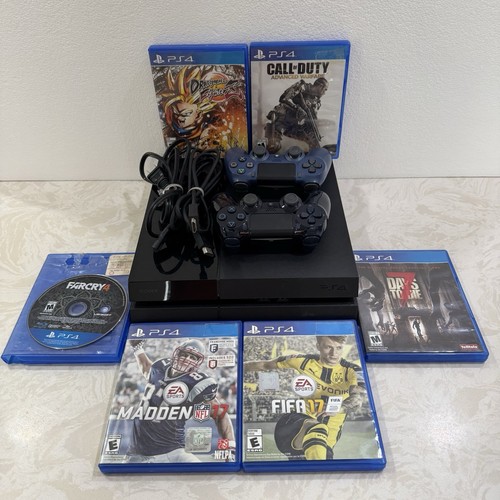 Sony PlayStation 4 PS4 Bundle 500GB Console 6 Games 2 DualShock ...