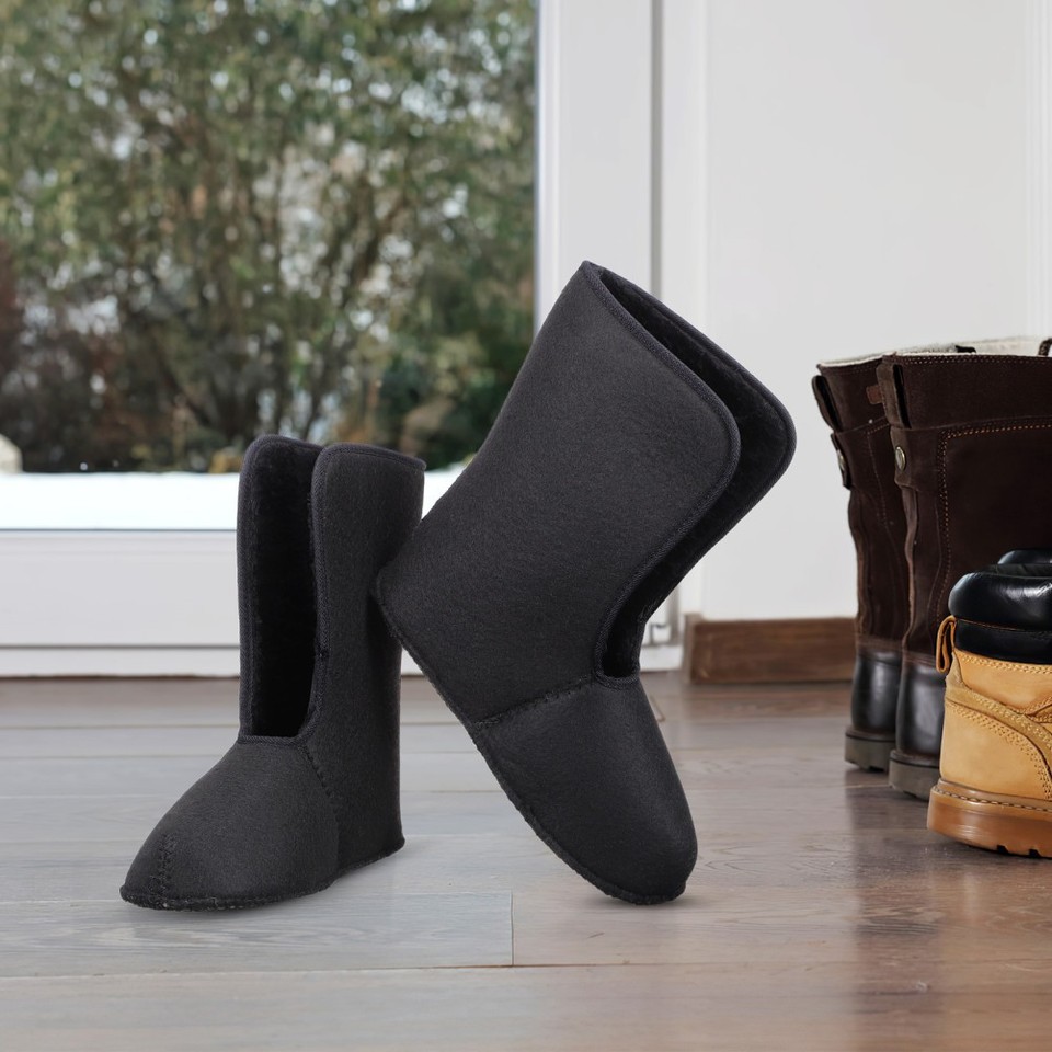 Fleece Boot Socks Cold Weather Liners Inner Lining for Snow Boots ...