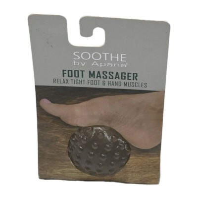 Apana Ball Foot Massager Soothes Sore Muscles Stress Relief 2" Hand ...