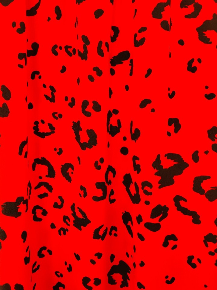 BNWT New Look Animal Print Red Midi Dress Petite Size 10 | eBay UK