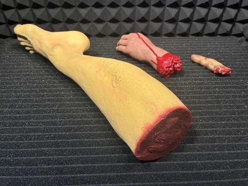 Halloween Blood Props Fake Scary Severed Hand, Finger And Leg. | eBay