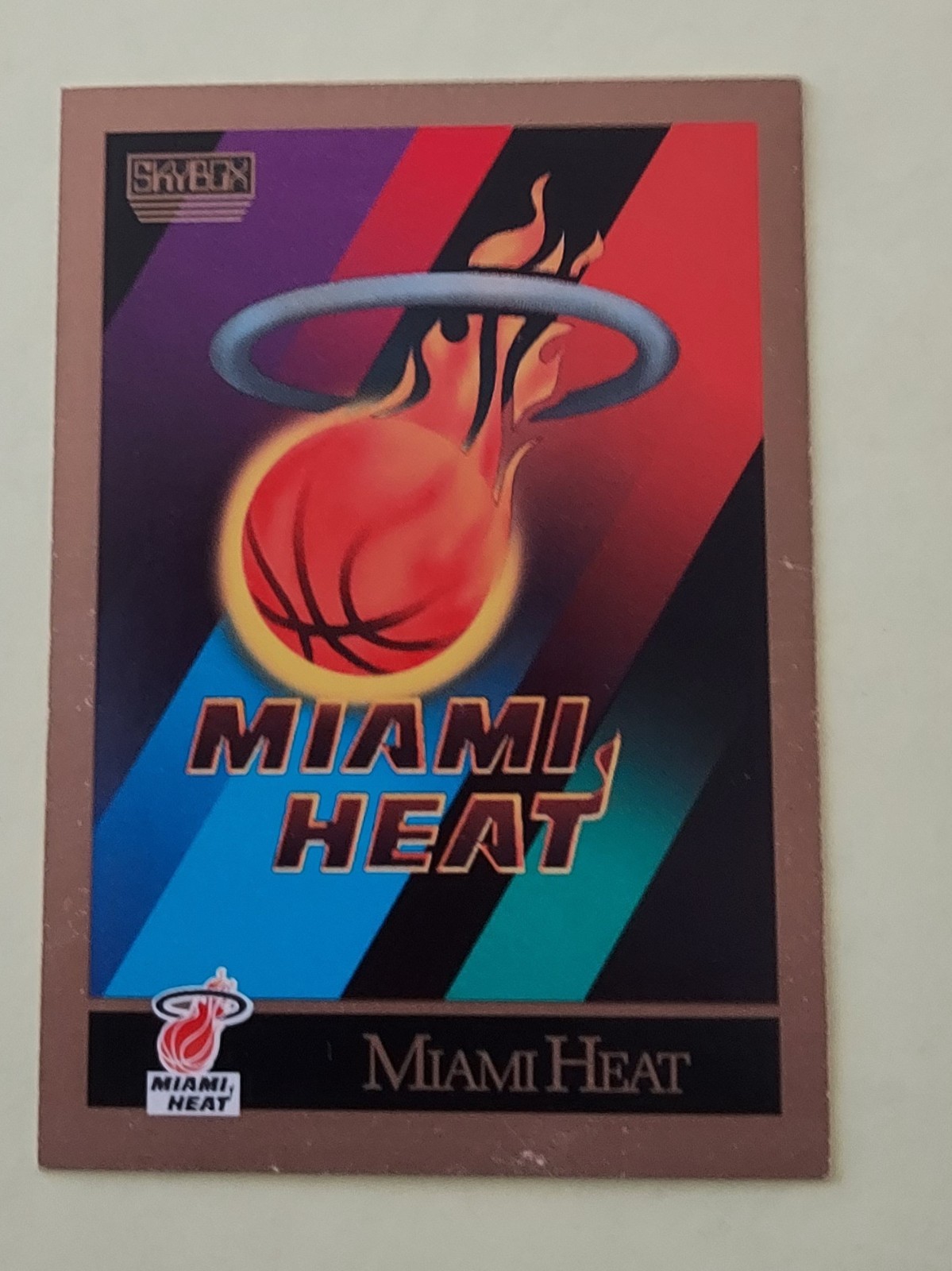 Miami Heat Logo/Checklist CL, 1990-91 SkyBox, #341, Miami Heat, | eBay
