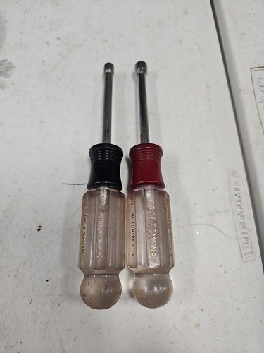 Vintage CRAFTSMAN 1/4" & 3/16 Nut Driver 41971 & 41977 Made In USA V ...
