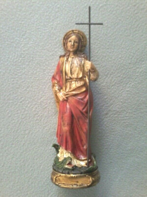 LARGE SAINT MARTHA OF ASTORGA PRIESTS CHAMBER FIGURINE STATUE | eBay