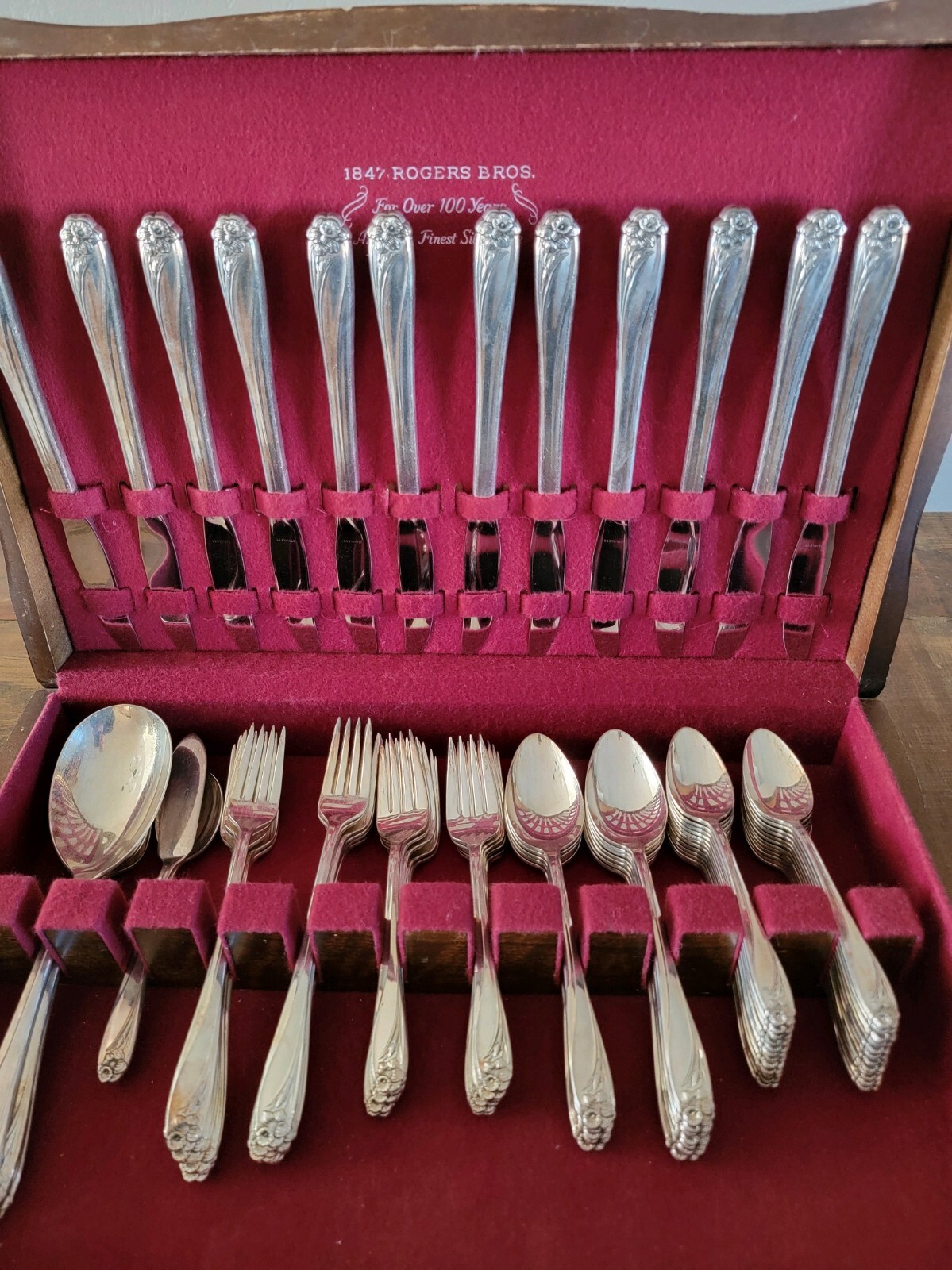 vintage 1847 rogers bros daffodil silverware set | eBay