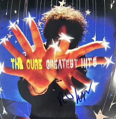 The Cure Signed Album Robert Smith Autographed Vinyl Greatest Hits ...