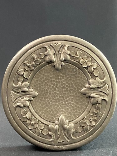 Circular Tin Box Early 20th Century Signed A. Villien | eBay