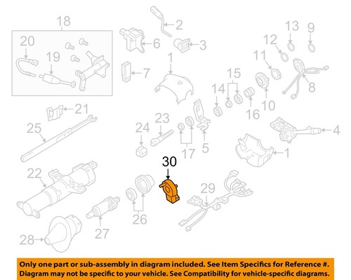 GM OEM Steering Column-Angle Position Sensor 26109034 | eBay