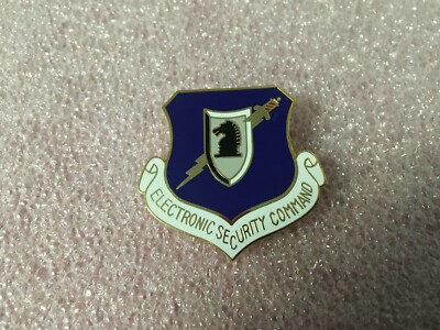 USAF ELECTRONIC SECURITY COMMAND BERET PIN MEASURES 1 1/2 INCHES | eBay