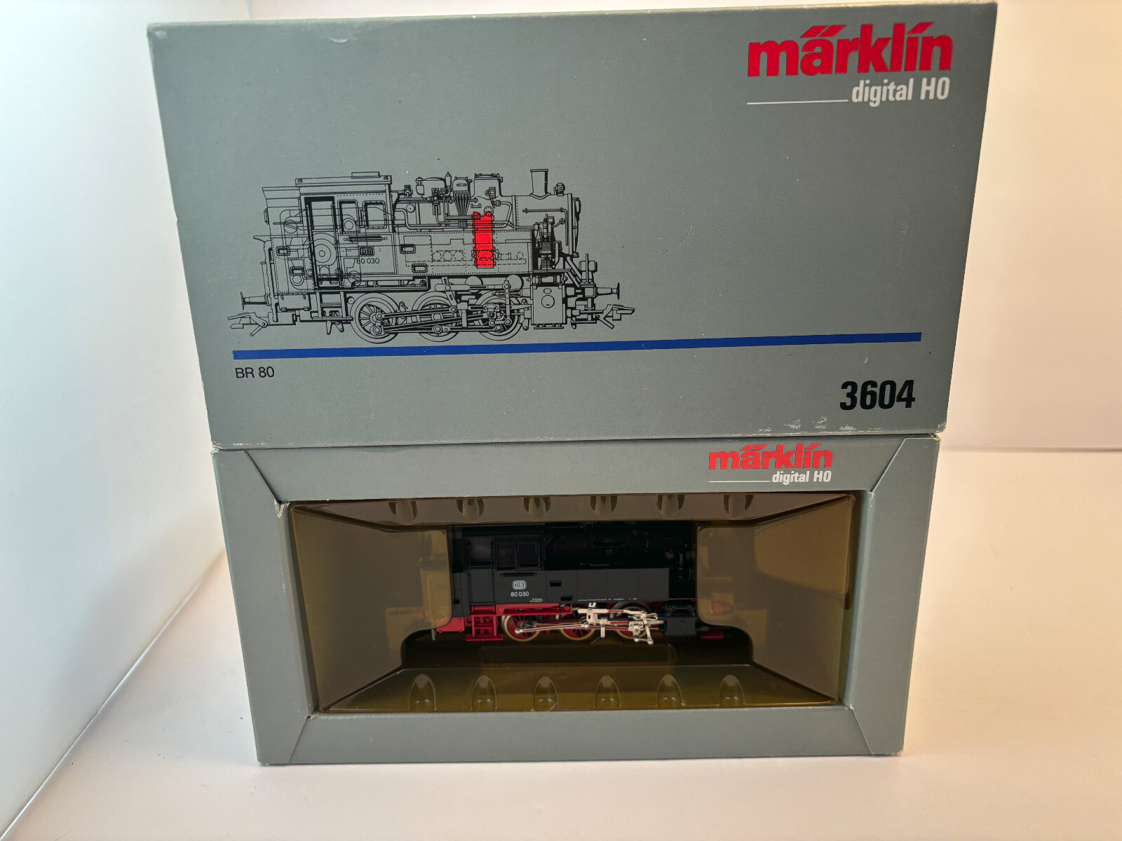 Märklin 3604 HO Digital BR 80 Steam Locomotive 3 Rail