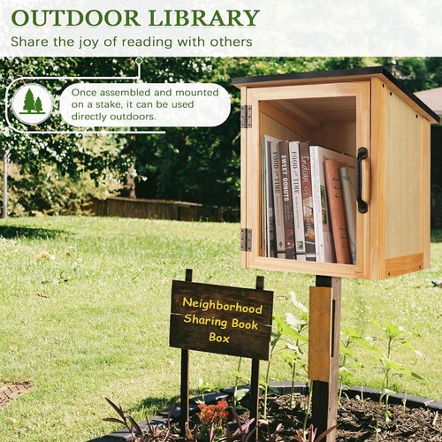 Little Library Box Outdoor Little Library Outdoor Box Storage Free for ...