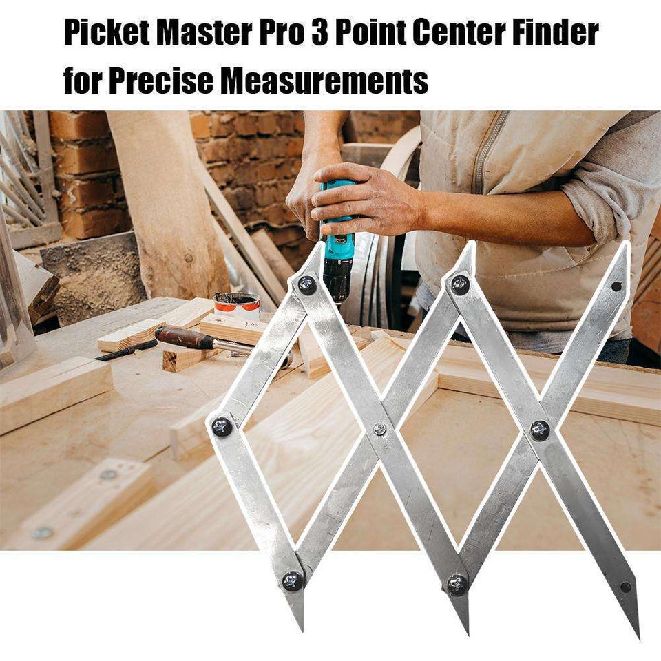 Picket Master Pro 3 Point Center Finder for Precise Measurements·3PCS ...