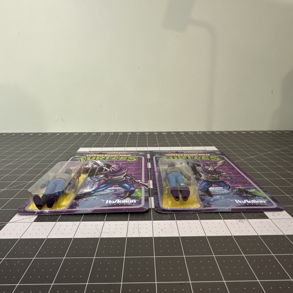 ReAction Figures TMNT Foot Soldier Busted New MOC Sealed Ninja Turtles ...