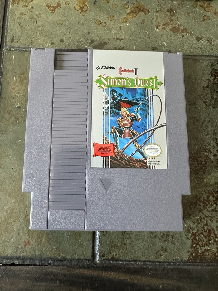 NES Nintendo CIB Simon's Quest Castlevania II - Near Mint, Super Clean ...