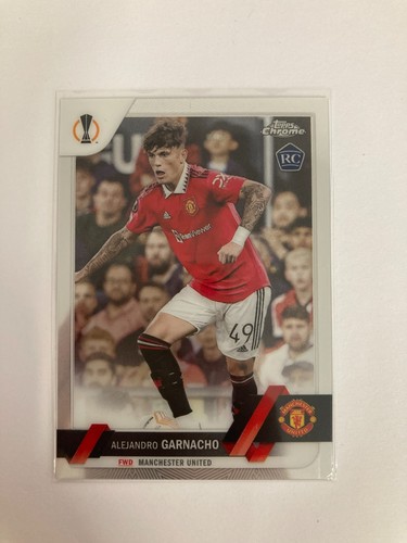 TOPPS FLAGSHIP 2023 ALEJANDRO GARNACHO MAN UTD RC BASE | eBay UK