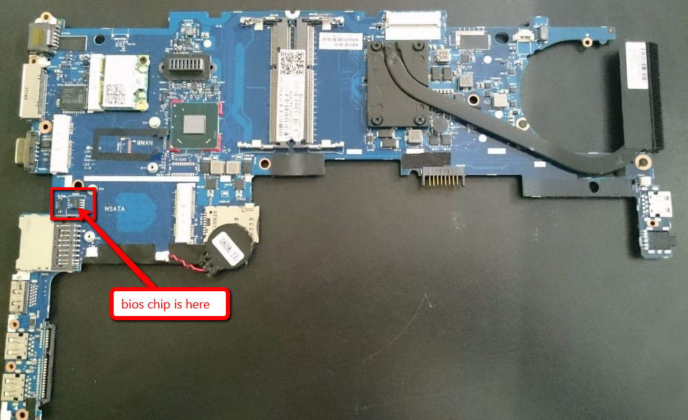 Bios Chip For HP Elitebook Folio 9470m, for MB: 6050A2569401-MB-A02 | eBay