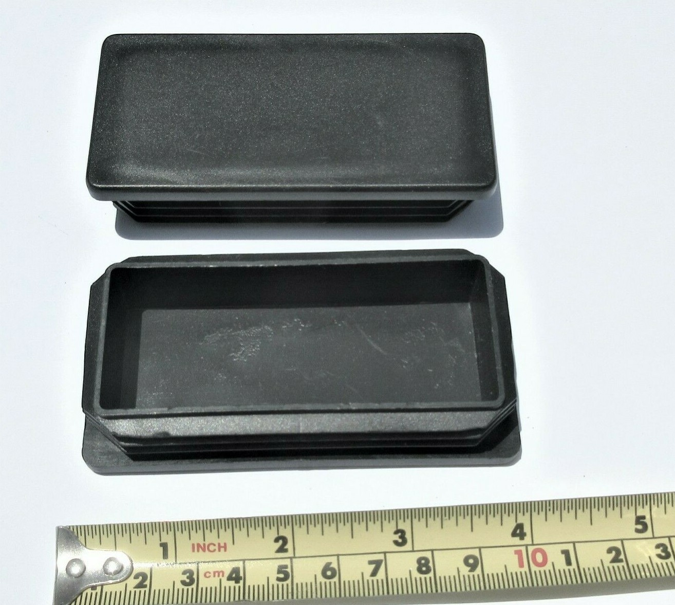 2" x 4” Rectangle Tube Plugs 8-12 GA Rectangular Tube Cap Tubing Plugs ...