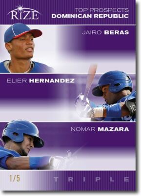 2012 Jairo BERAS * Elier HERNANDEZ * Nomar MAZARA Rize PURPLE Paragon ...