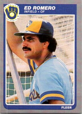 1985 Fleer Baseball 593 Ed Romero | eBay