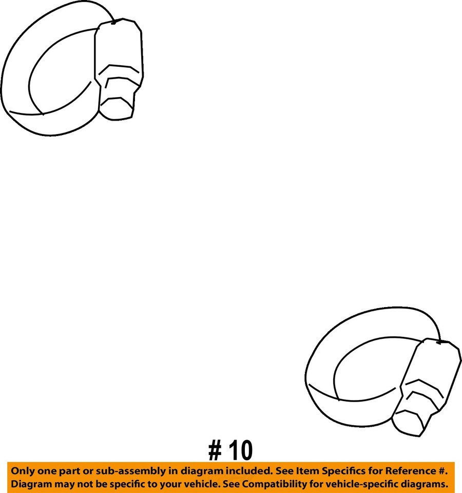 GM OEM 09-11 Acadia Limited Fuel System Components-Filler Hose Clamp ...