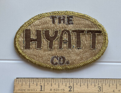 The Hyatt Co. Company Embroidered Patch Badge | eBay