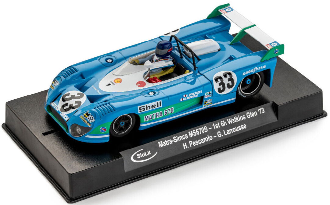 Slot It "Shell" Matra-Simca MS670B - 1973 6hr Watkins Glen 1/32 Slot ...