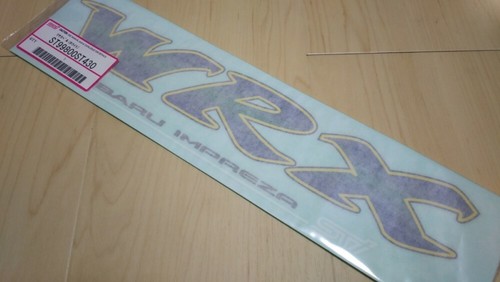 Genuine Subaru GC8 Impreza WRX STI Rear Trunk Decal Sticker ...