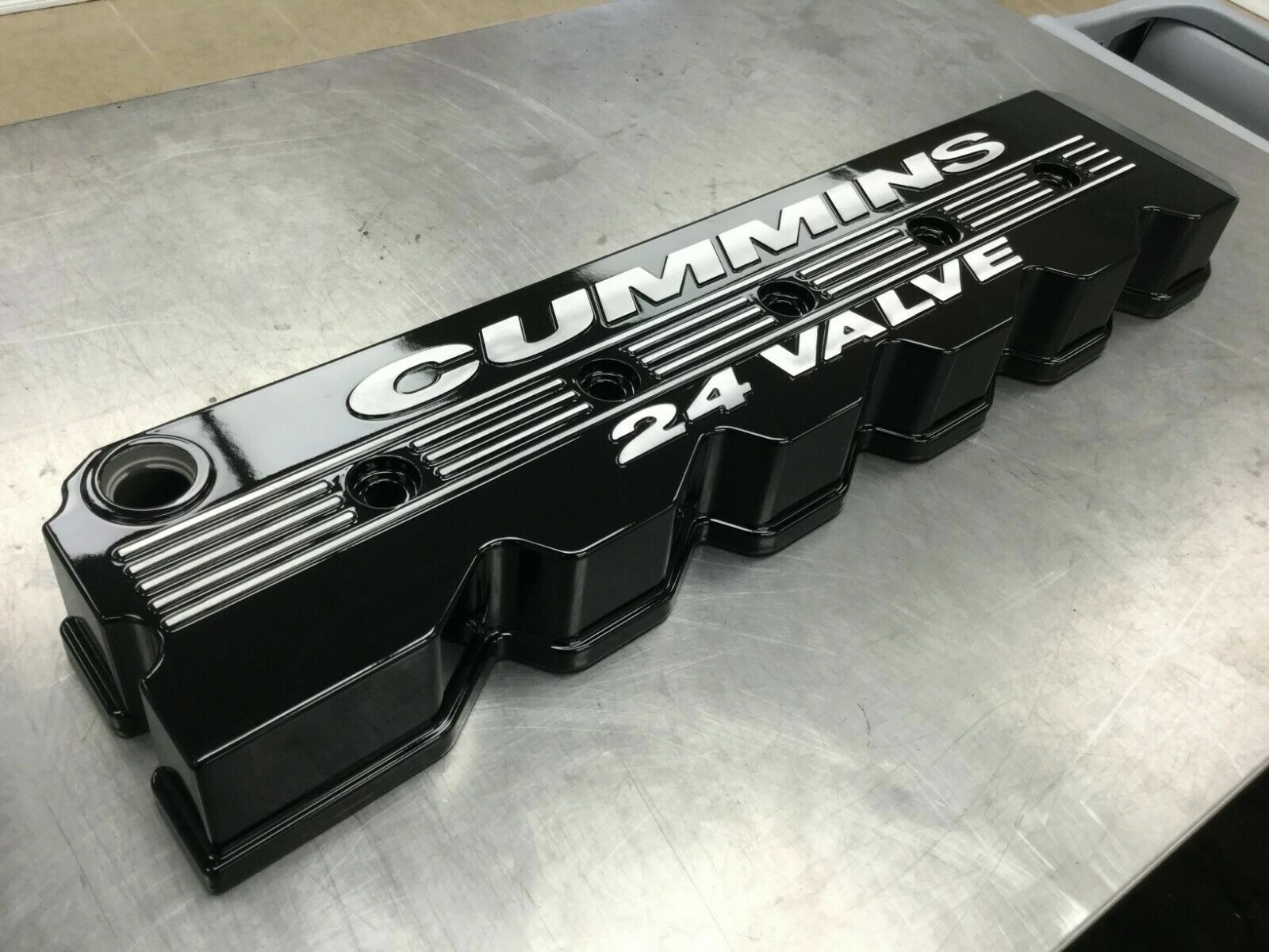 1998-2002 Dodge Ram Turbo Diesel 5.9L Cummins Powder Coated Valve Cover ...