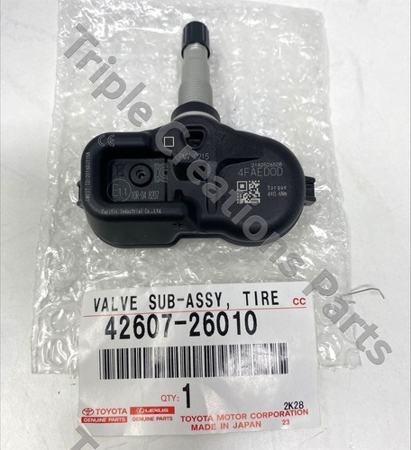 Toyota Genuine 42607-26010 Valve Sub-Assy Tire Pressure Monitor OEM ...