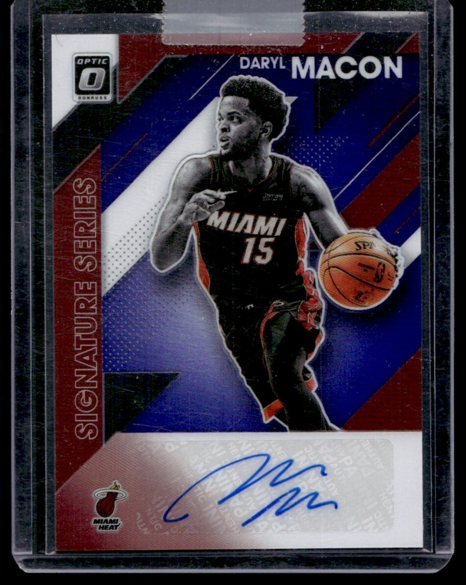 2019-20 Panini Donruss Optic - Signature Series Daryl Macon #SS-DMC ...