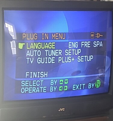 36"JVC TV CRT AV-36980 retro big screen gaming works play old retro ...