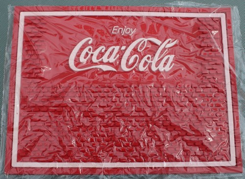 Soft Rubber Advertising Counter Mat For COCA-COLA Drink Machine still ...