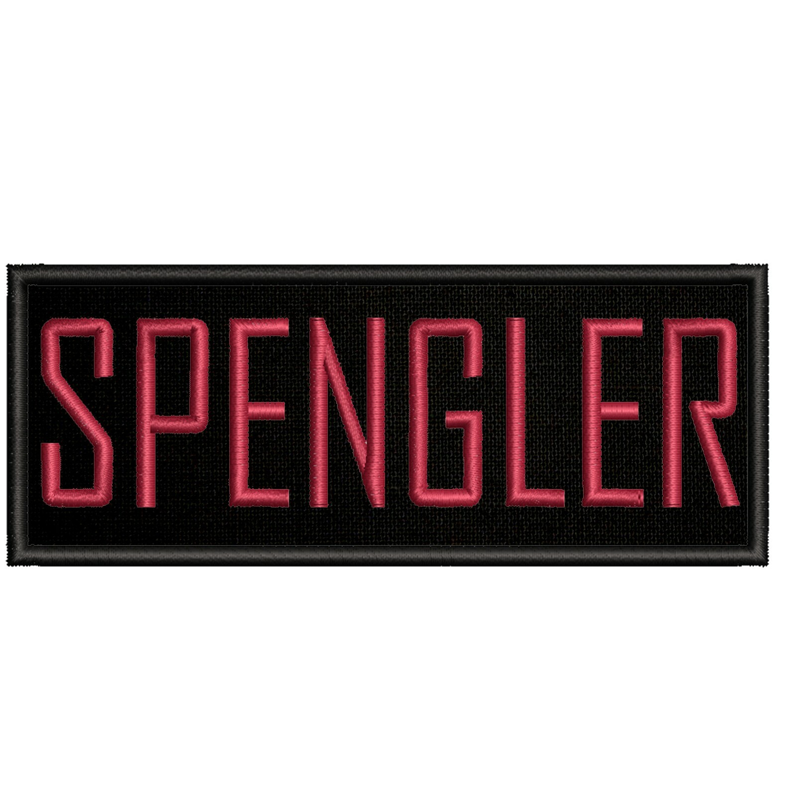 Ghostbusters Embroidered Name Tag Iron-On Patch - SPENGLER | eBay