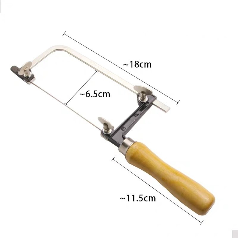Professional Adjustable Saw Bow Wood Handle Saw Stand Tool Jeweler Saw ...