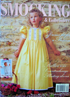 Australian SMOCKING & EMBROIDERY No.34 - Projects with Patterns ...