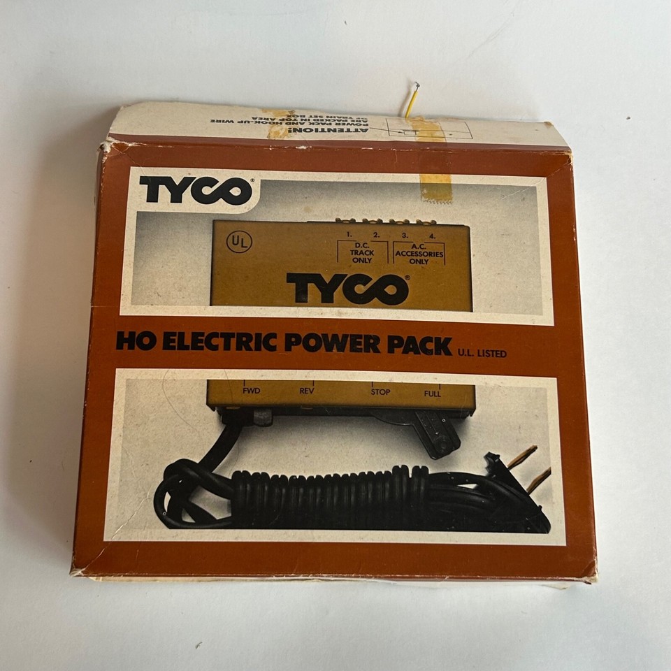 Vintage Tyco Train Lot, Cars, Track, Electric Power Pack, With Boxes | eBay