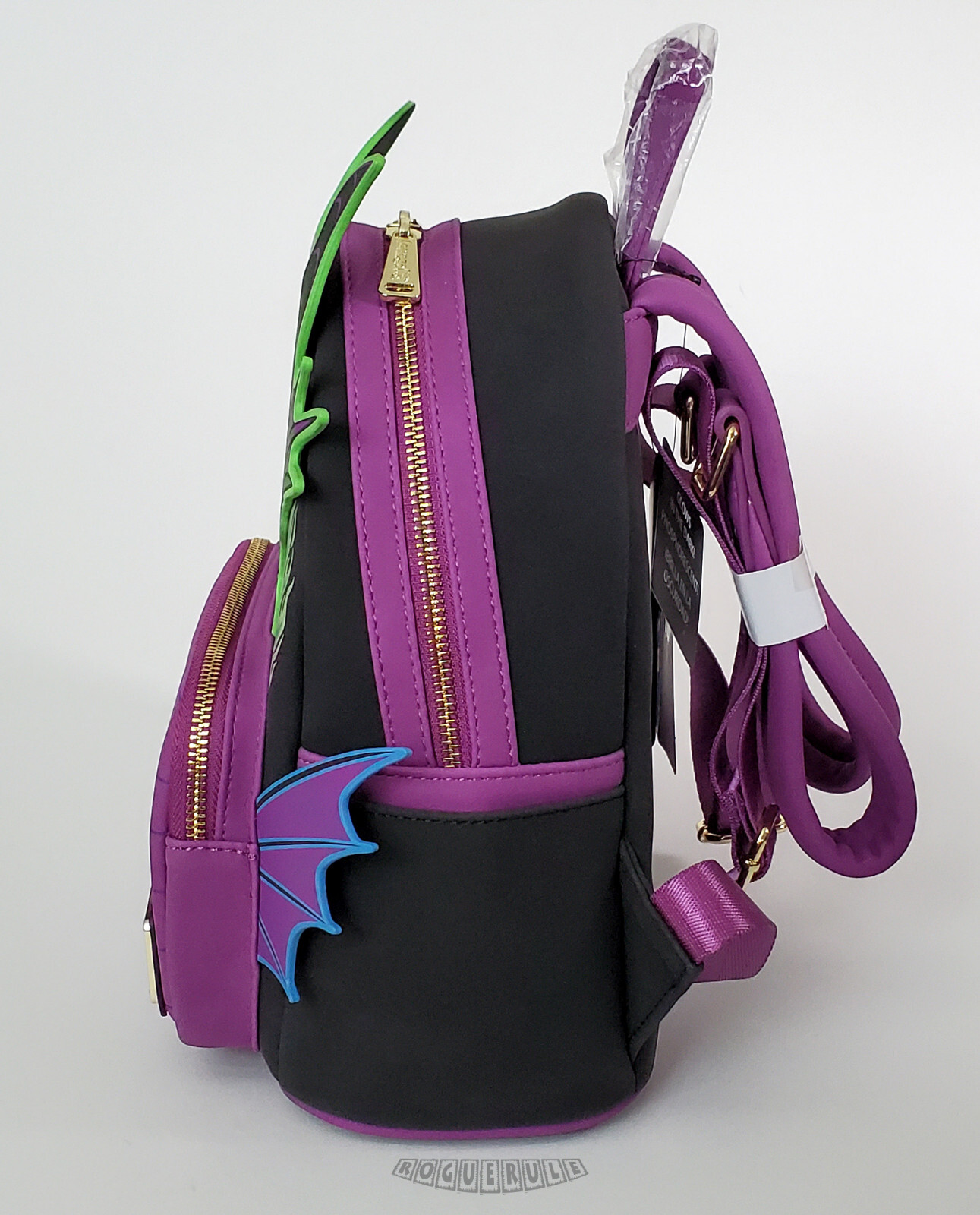 🚦Loungefly Maleficent Dragon Mini Backpack Exclusive - Glow In The Dark ...