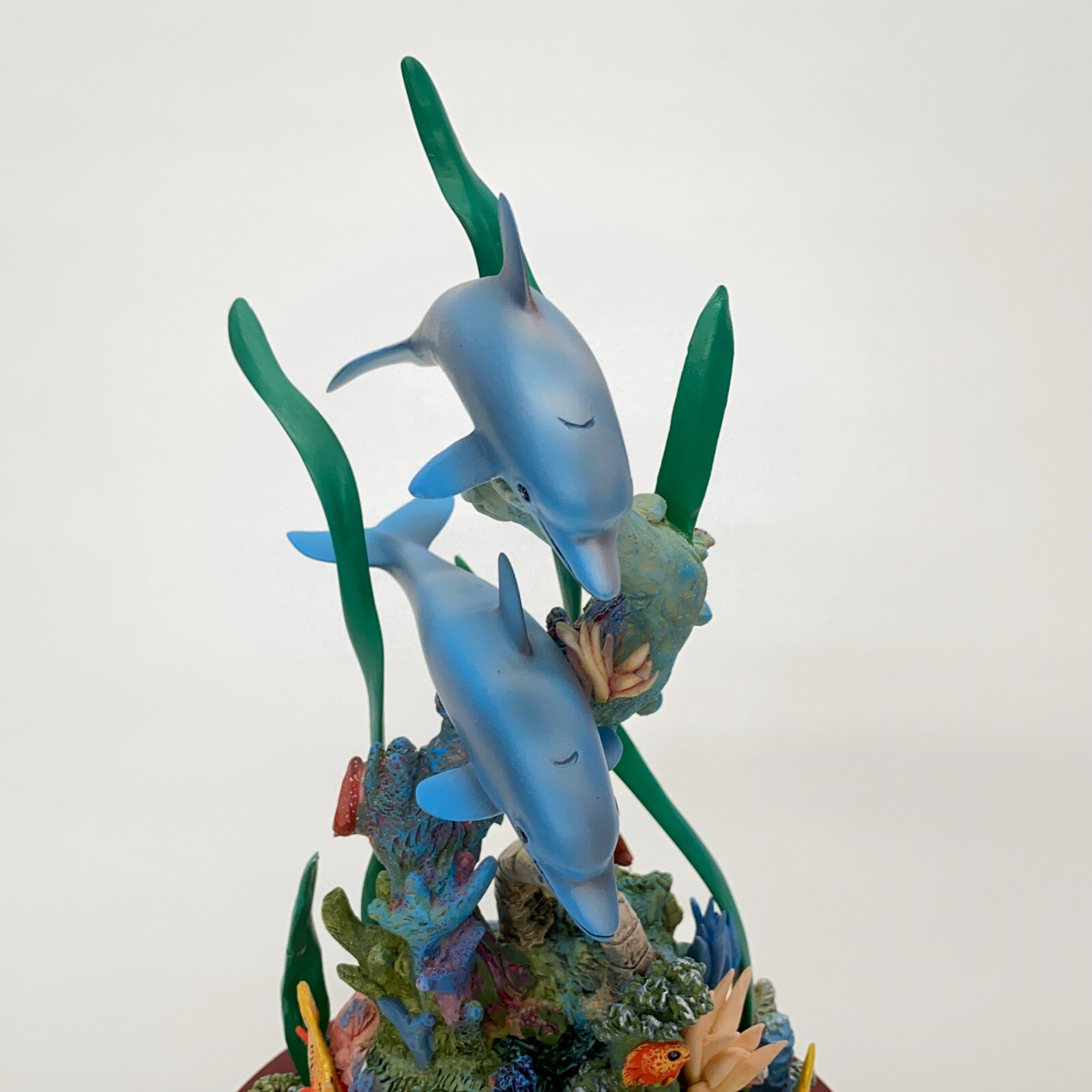 Paradise Reef Dolphin Statue Figure Michael Hollenbeck Danbury Mint ...