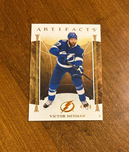 Victor Hedman 2022-23 Upper Deck Artifacts Autumn #114 Tampa Bay ...