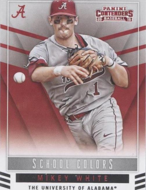 2015 Panini Contenders - School Colors Mikey White #29 (RC) for sale ...