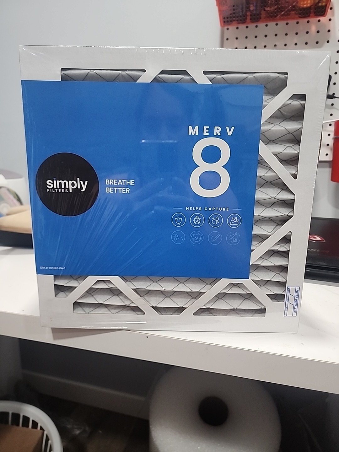 Simply Filters 12X12X1 Air Filter MERV 8, MPR 600, AC Furnace Air ...