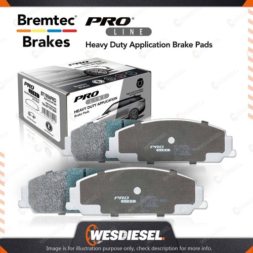 4 x Bremtec Pro Line Ceramic Disc Brake Pads BT1074PRO Refer Bendix ...
