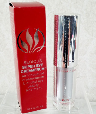 Serious Skincare Super Eye Creamerum .50 Oz Cream Serum Sealed NEW | eBay