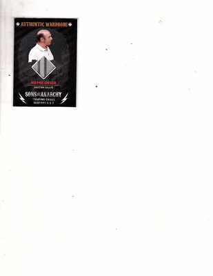 2015 Sons of Anarchy Authentic Wardrobe Wayne Unser #M20 (bb8 | eBay