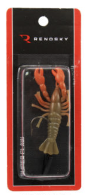 Renosky 2-3/4" Natural Soft Body Crawfish Fishing Lure, Brown, Super ...
